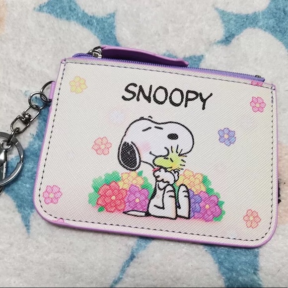 Accessories | Snoopy Coin Card Id Purse Wallet Cartoon Peanuts Pink ...